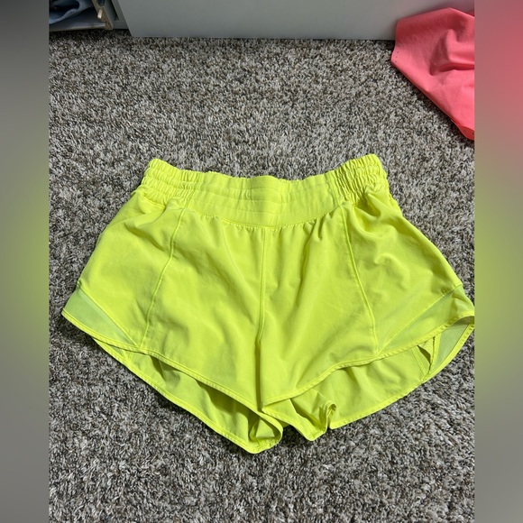 lululemon athletica | Shorts | Neon Lulu Shorts | Poshmark
